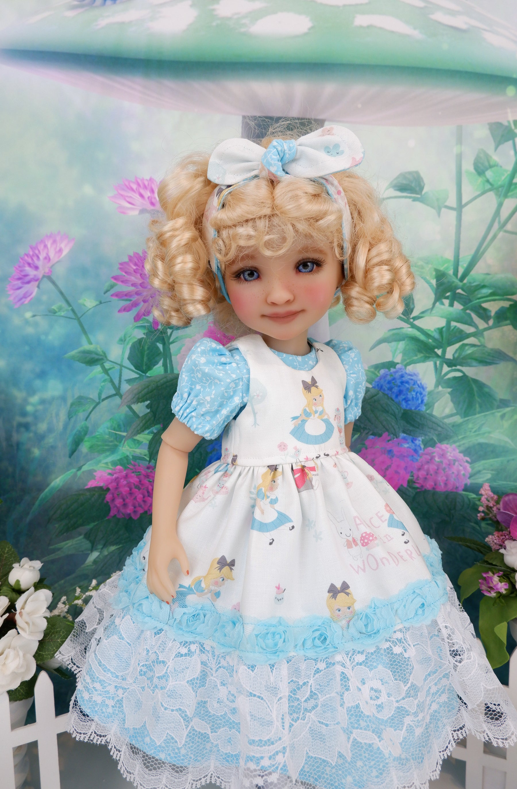 Alice's Tales - dress & pinafore with shoes for Ruby Red Fashion Frien ...