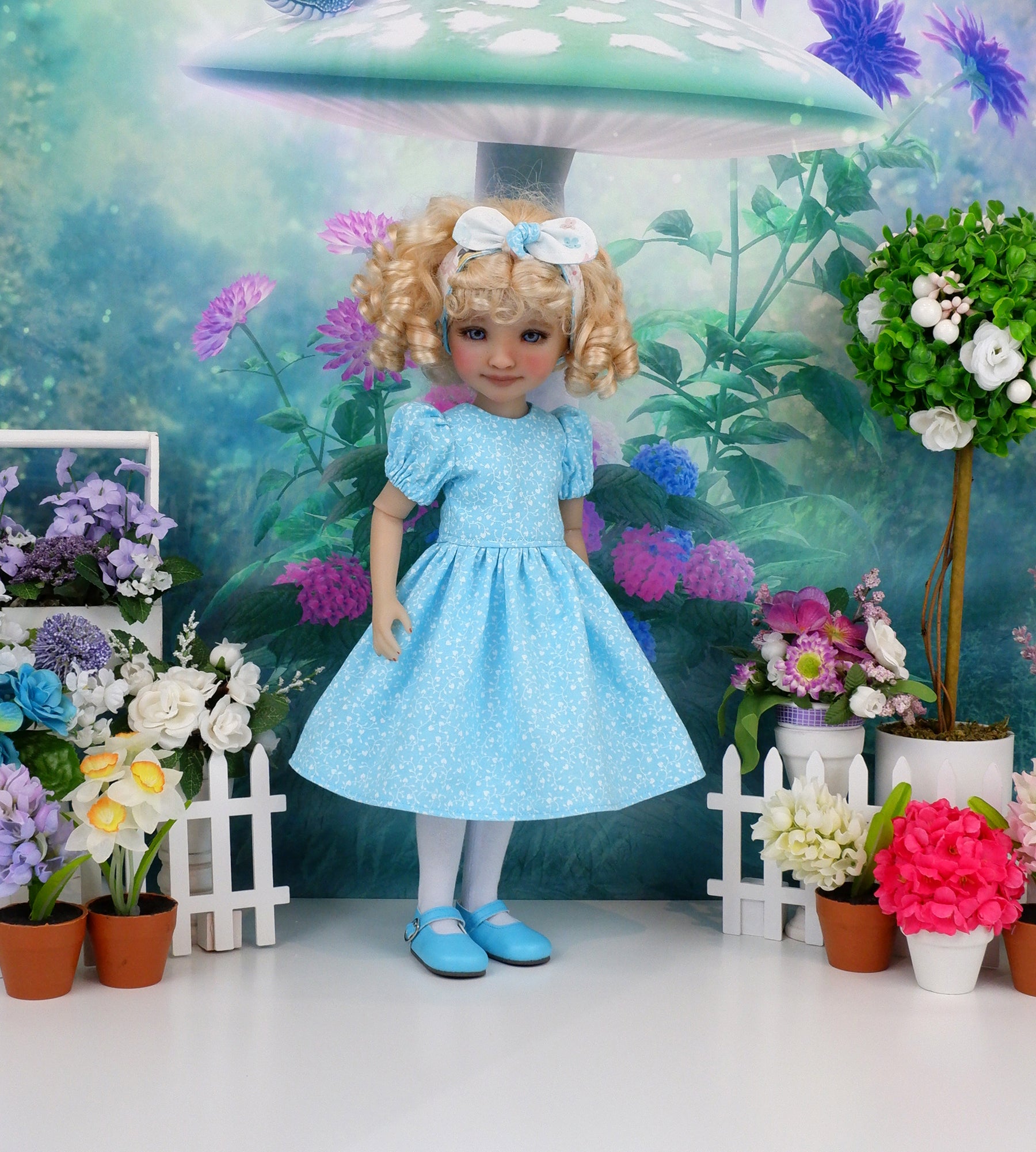 Alice's Tales - dress & pinafore with shoes for Ruby Red Fashion Frien ...