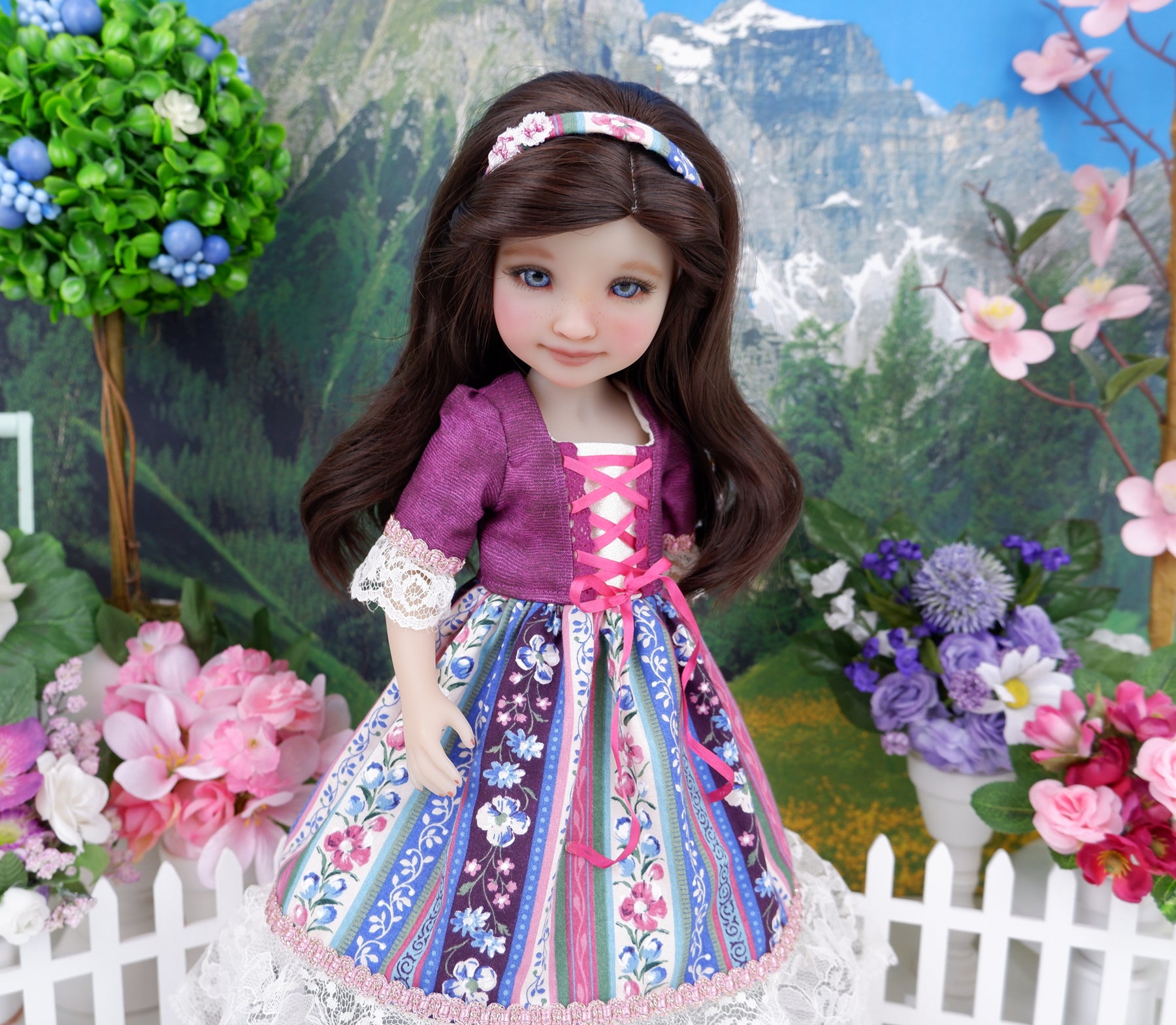 Alpine Miss - dirndl dress ensemble with boots for Ruby Red Fashion Fr ...