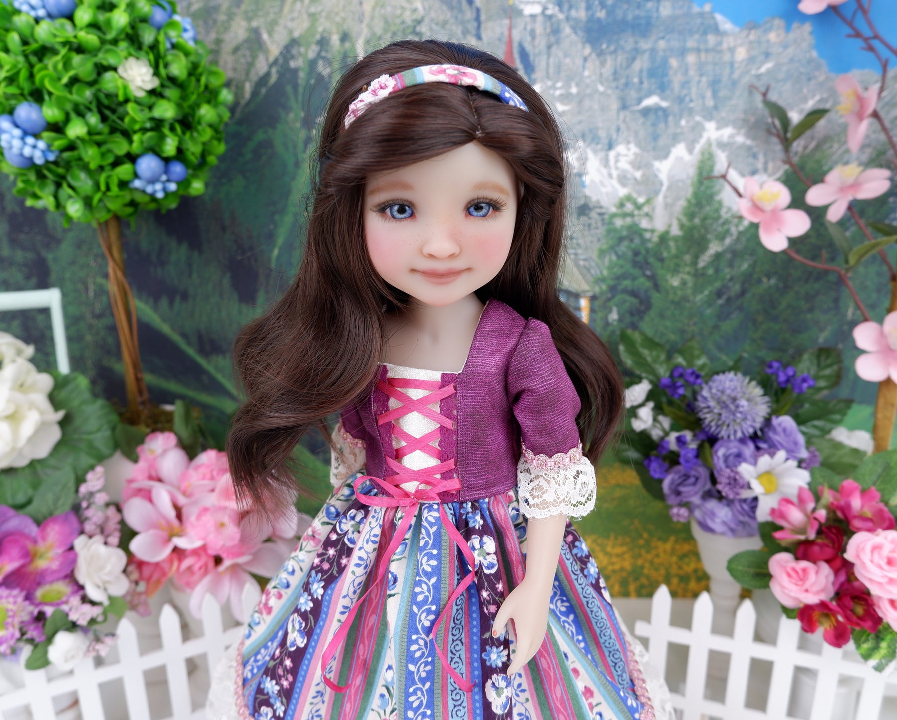 Alpine Miss - dirndl dress ensemble with boots for Ruby Red Fashion Fr ...