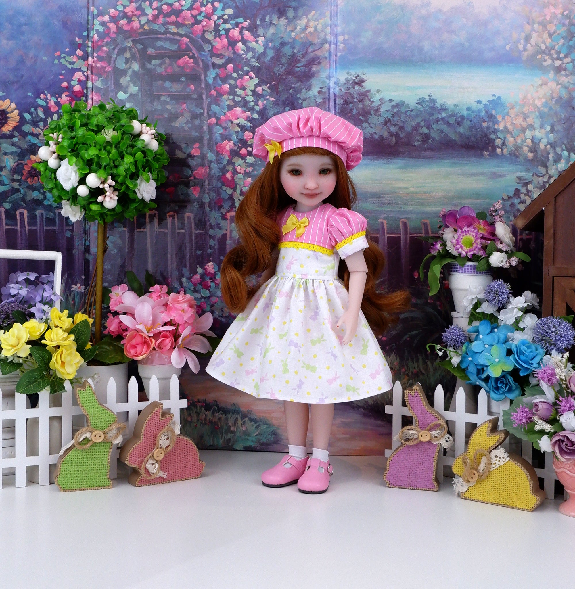 Bunny Peeps - dress and shoes for Ruby Red Fashion Friends doll ...
