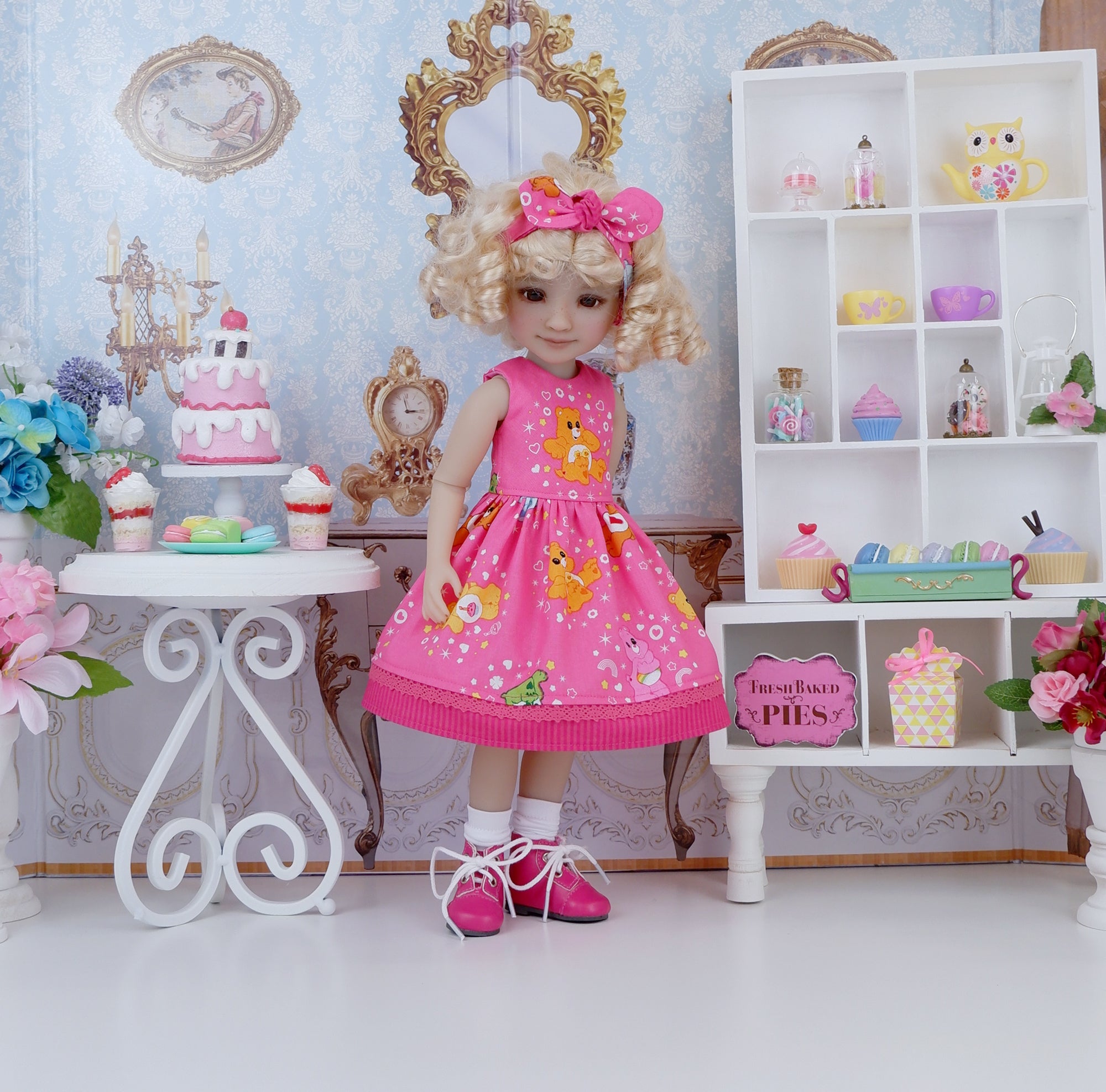 Care Bears Pink - dress with boots for Ruby Red Fashion Friends doll ...