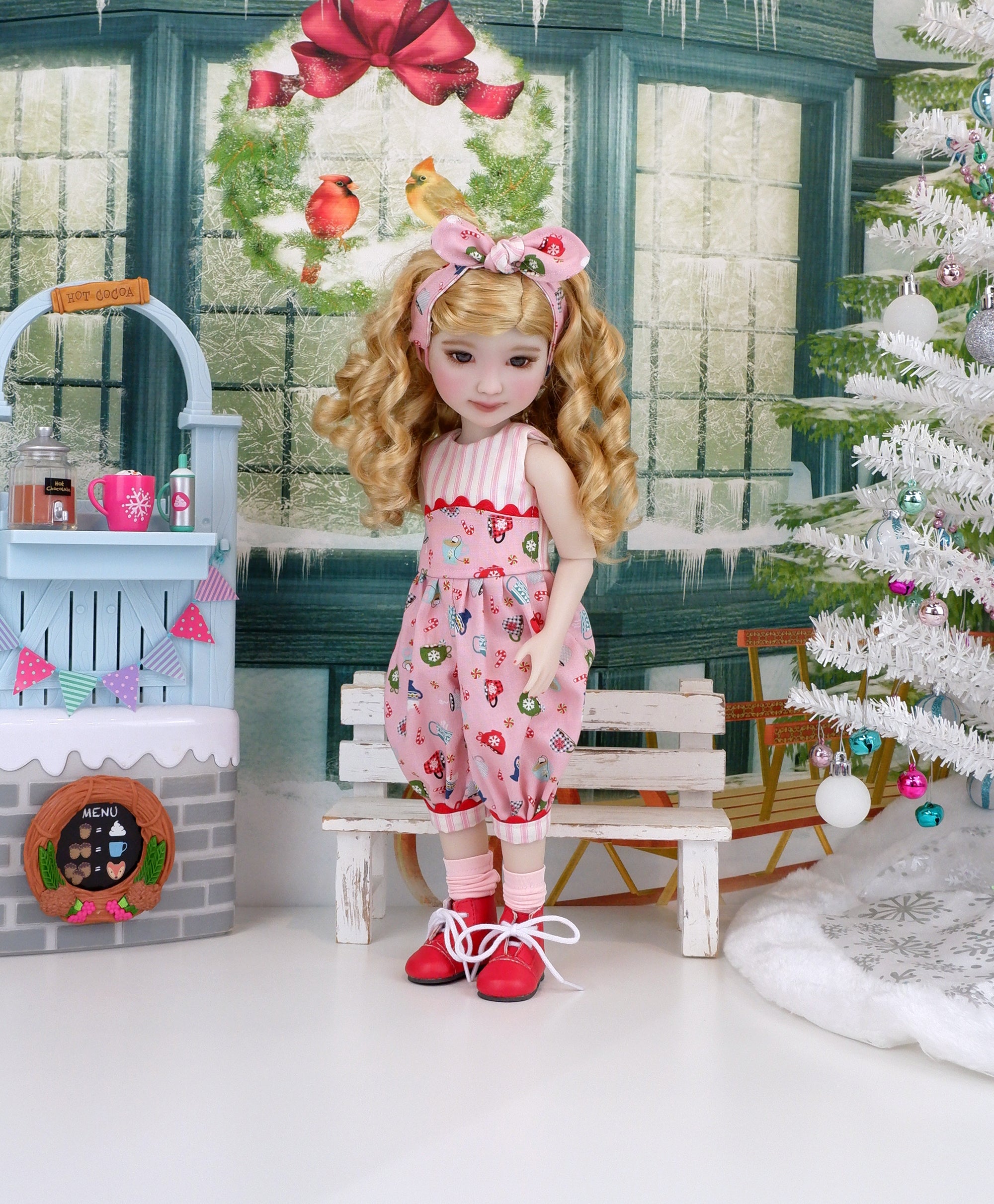 Cocoa Cups - romper with boots for Ruby Red Fashion Friends doll ...