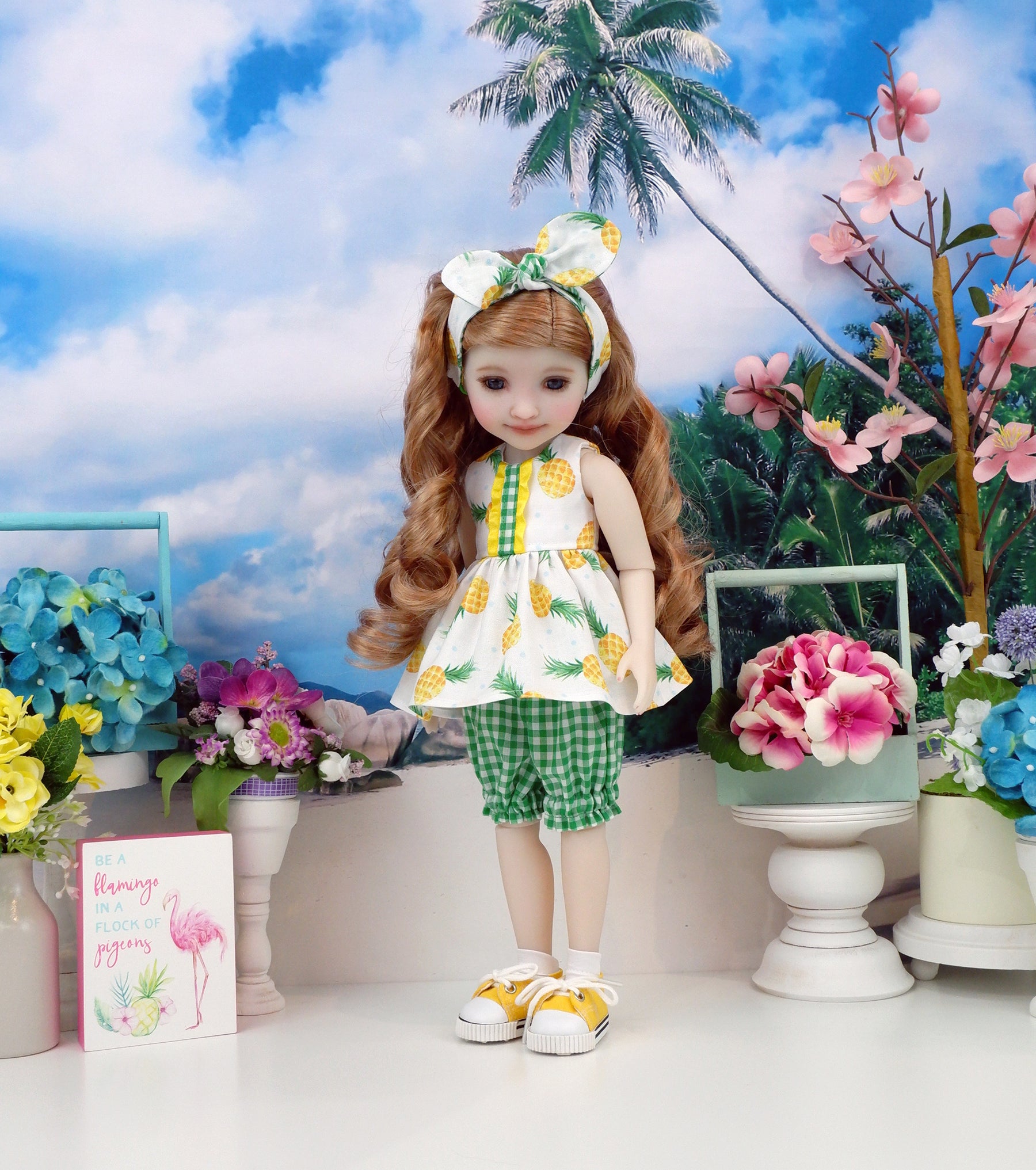 Sweet Pineapple - top & bloomers with shoes for Ruby Red Fashion Frien ...