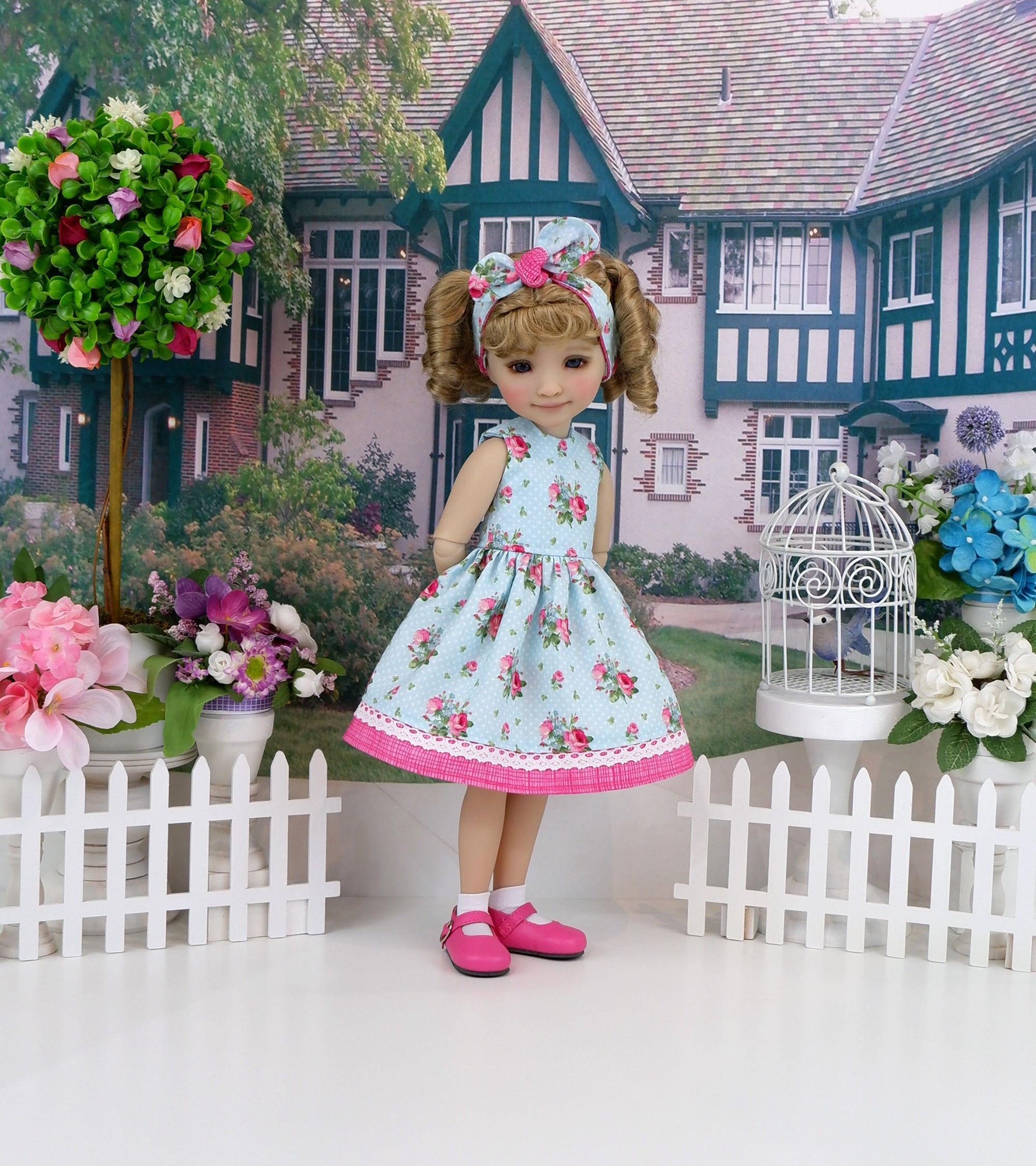 Tiny Princess Roses - dress with shoes for Ruby Red Fashion Friends do ...