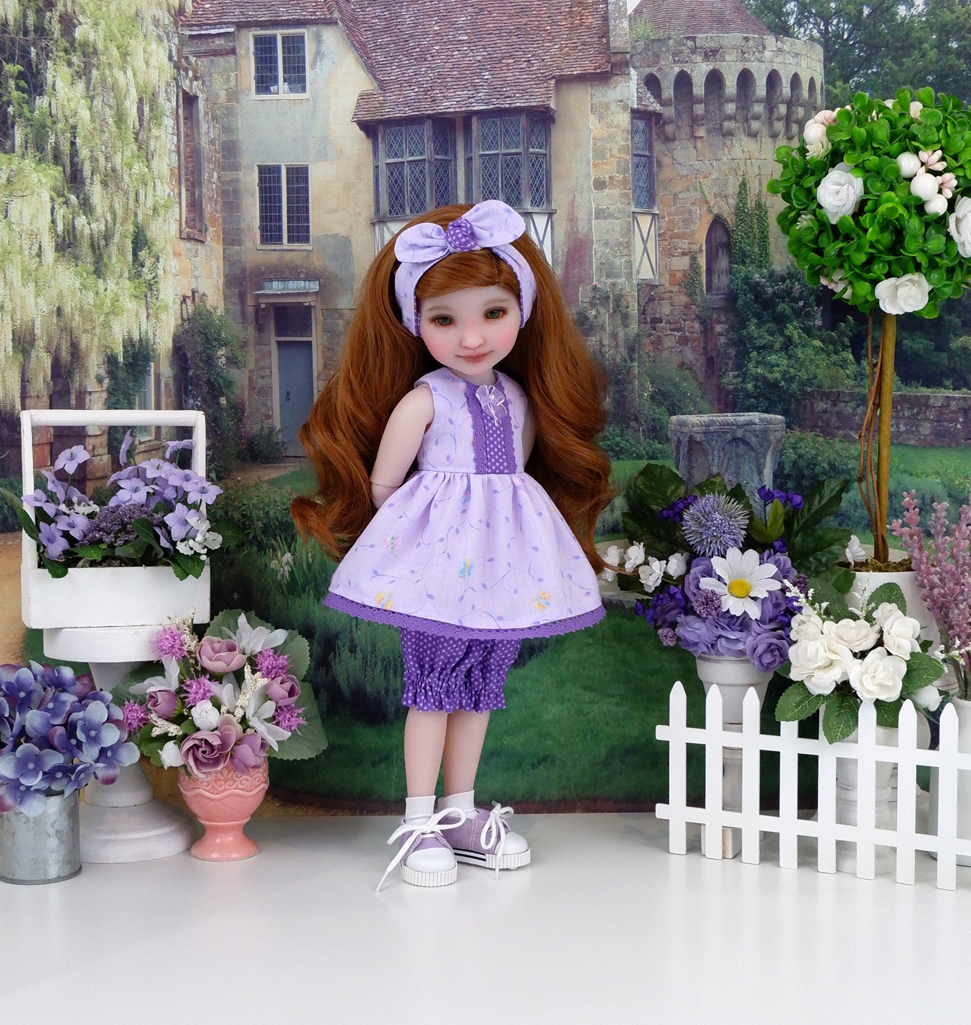 Wee Butterflies - top & bloomers with shoes for Ruby Red Fashion Frien ...