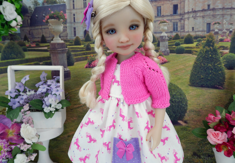 Wee Unicorns - dress with sweater & boots for Ruby Red Fashion Friends ...