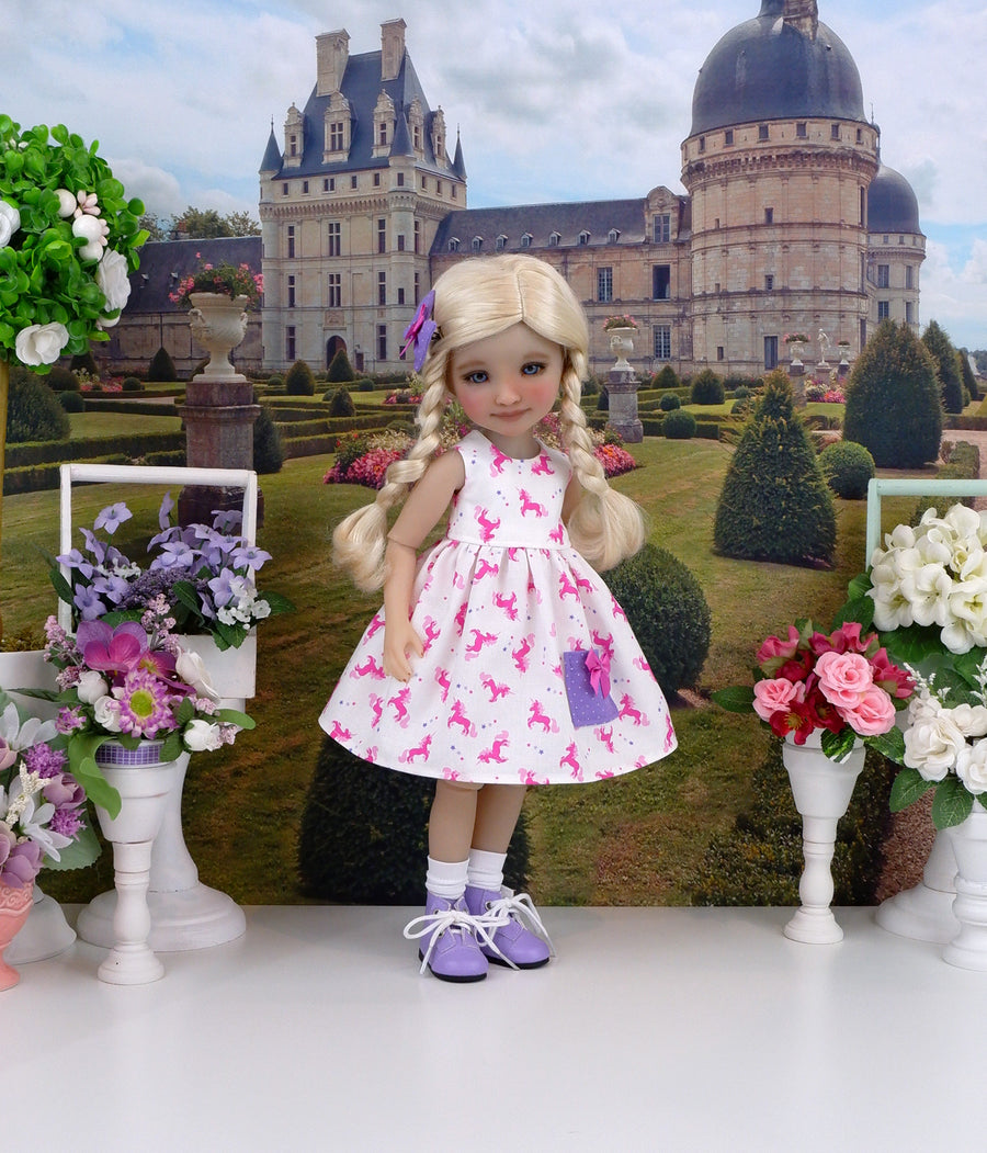 Wee Unicorns - dress with sweater & boots for Ruby Red Fashion Friends ...