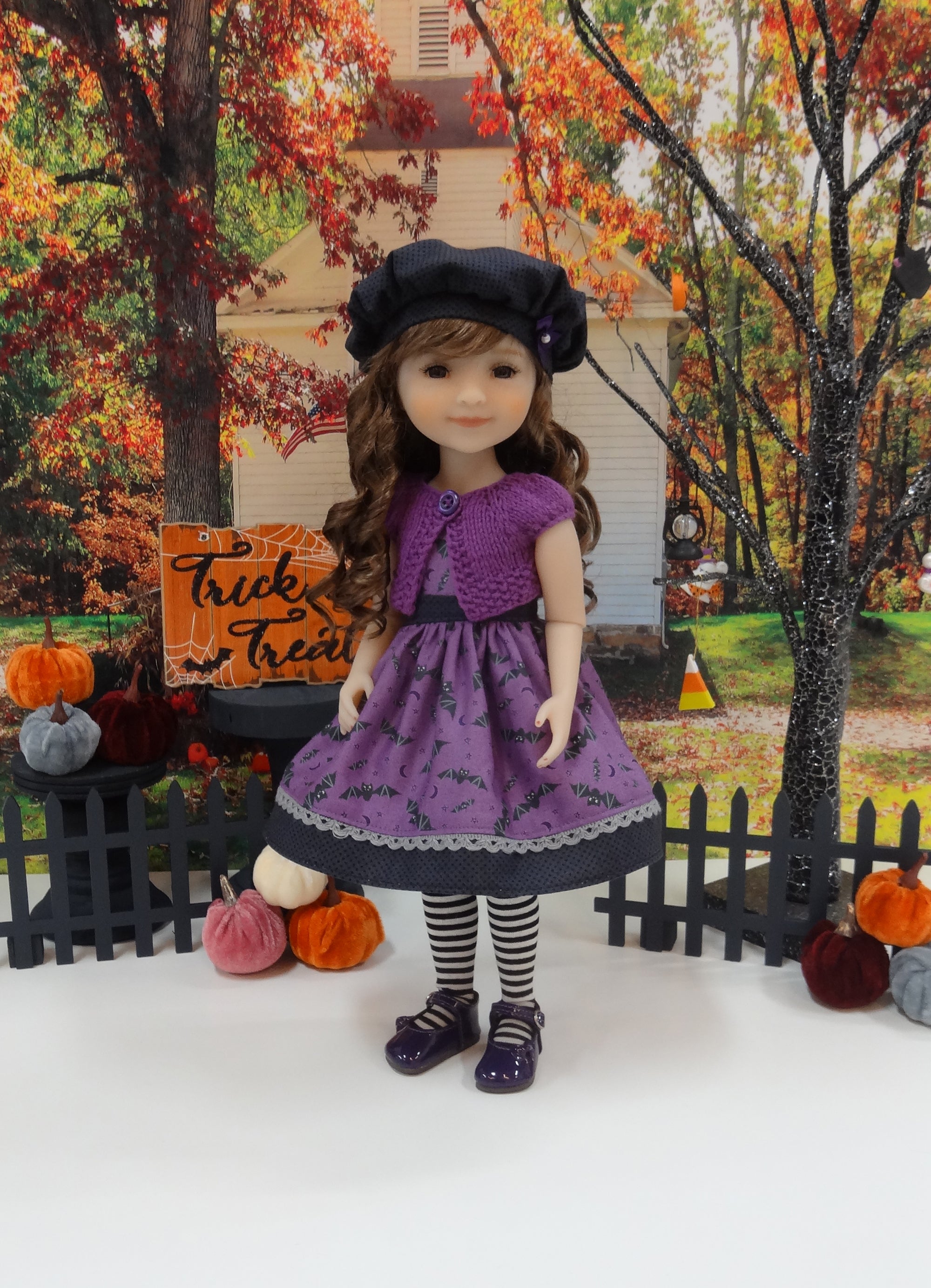 Bitty Bat - dress & sweater for Ruby Red Fashion Friends doll ...