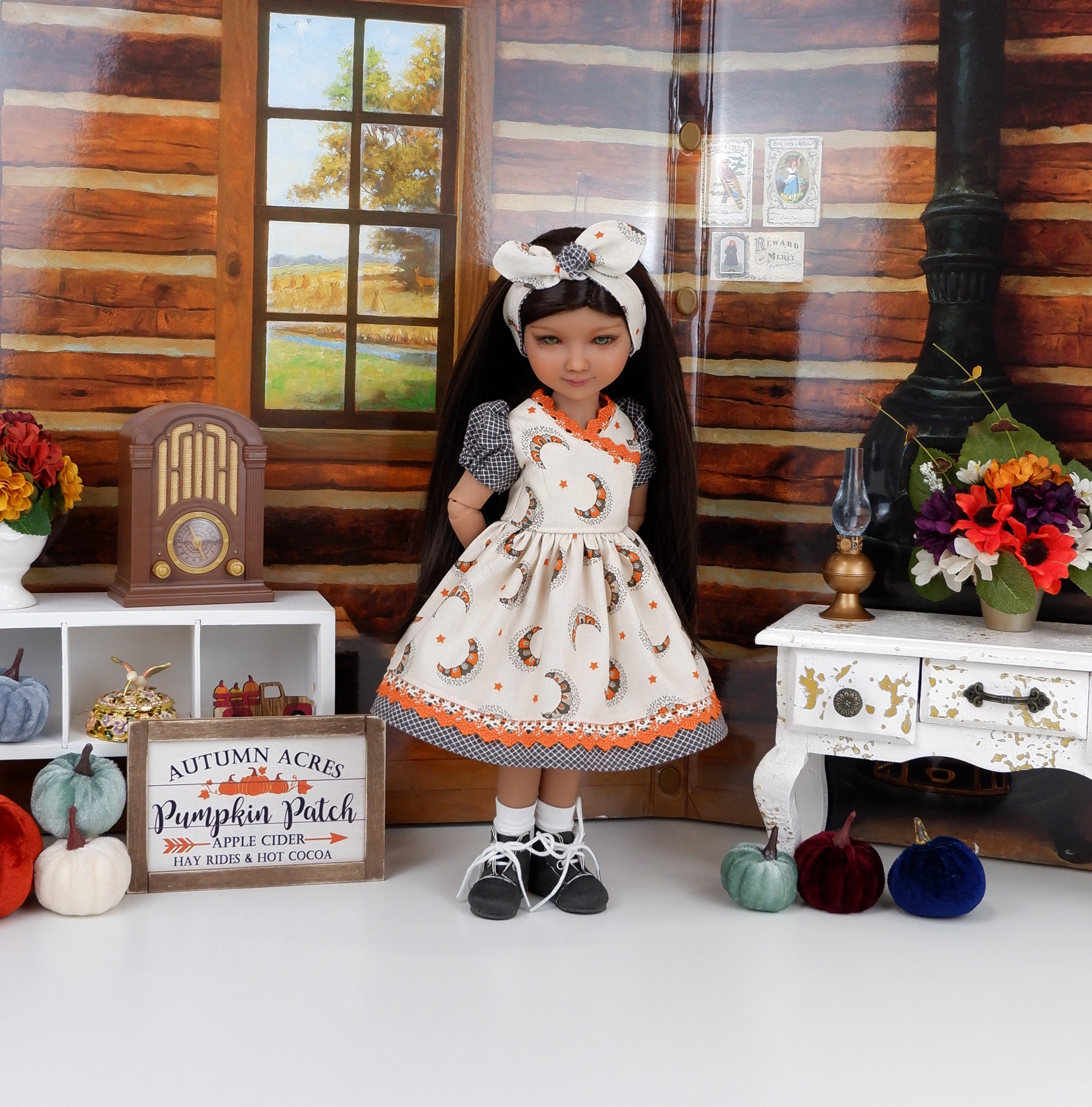 Harvest Moon - dress with boots for Ruby Red Fashion Friends doll ...